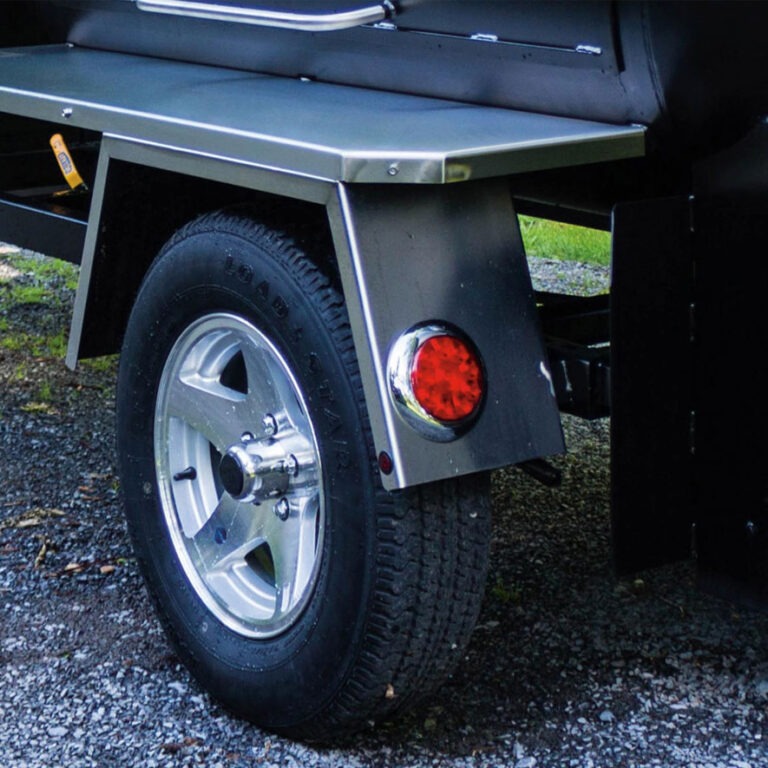 TS120 Barbeque Smoker Trailer w/ Warmer & Chicken Pit – Sling 'N' Steel ...