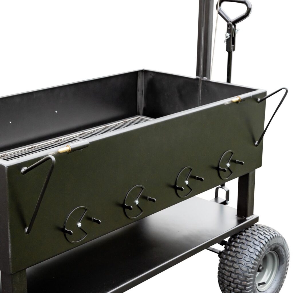 SM48 Santa Maria Grill – Sling 'N' Steel Custom Smokers