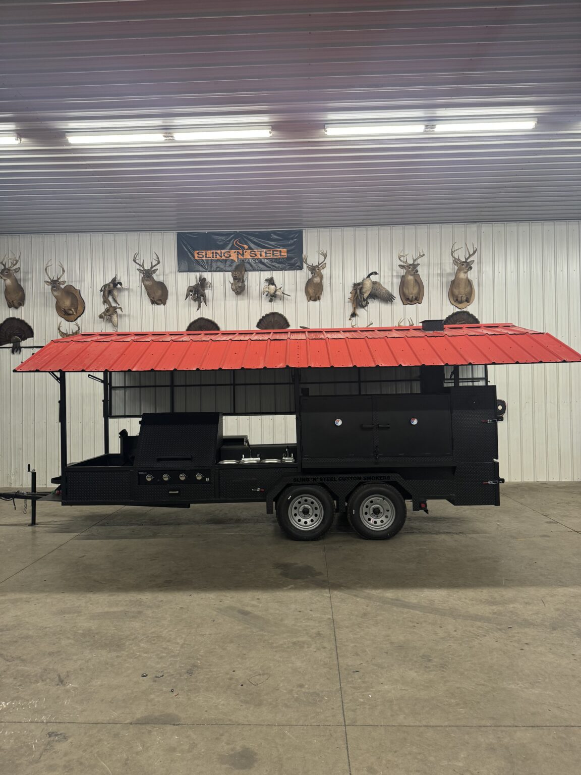 Custom Ultimate Smokehouse 72 Option #1 – Sling 'N' Steel Custom Smokers