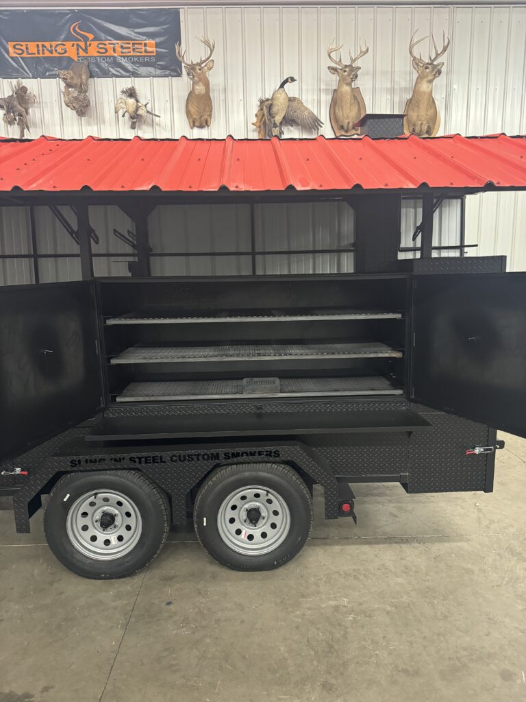 Custom Ultimate Smokehouse 72 Option #1 – Sling 'N' Steel Custom Smokers