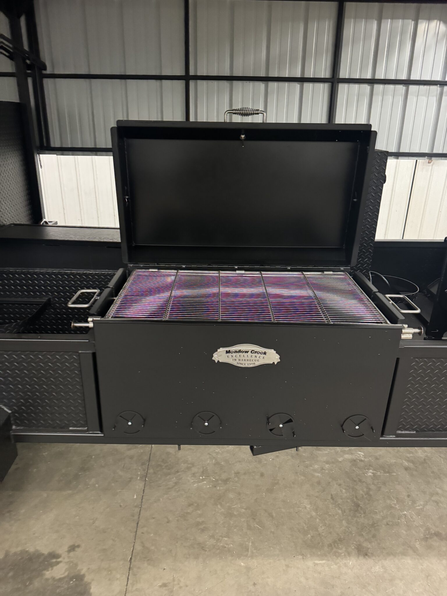 Custom Ultimate Smokehouse 72 Option #1 – Sling 'N' Steel Custom Smokers