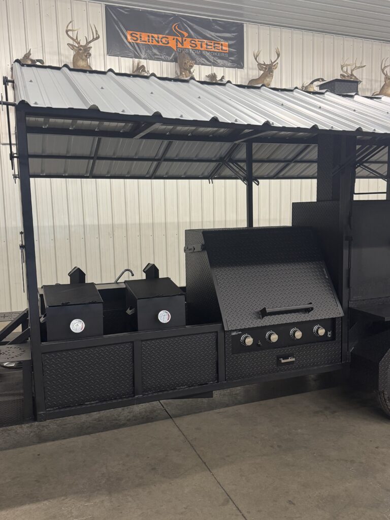 Custom Ultimate Smokehouse 72 Option #3 – Sling 'N' Steel Custom Smokers