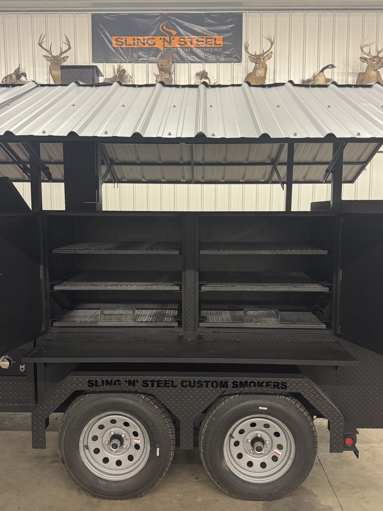 Custom Ultimate Smokehouse 72 Option #3 – Sling 'N' Steel Custom Smokers