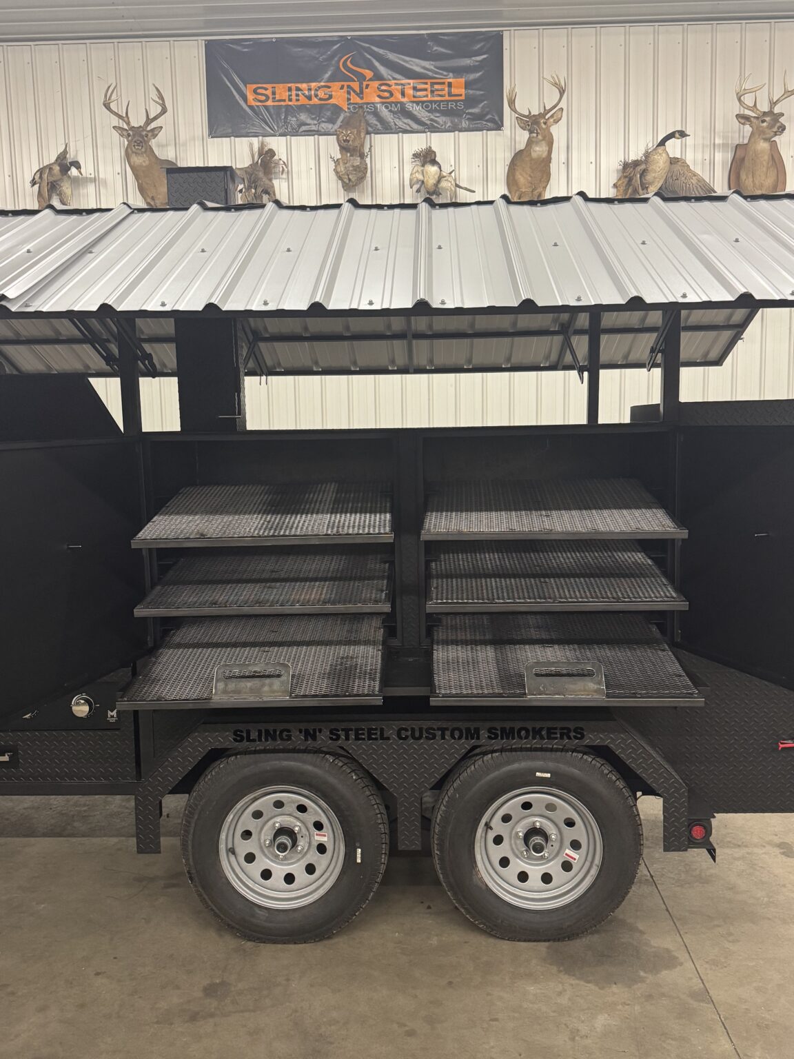 Custom Ultimate Smokehouse 72 Option #3 – Sling 'N' Steel Custom Smokers